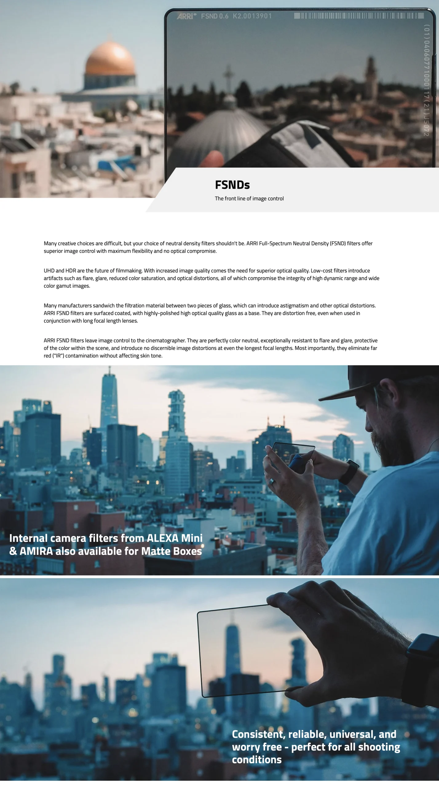 ARRI FSND 4 X 5.650 Filter - Oh Brothers Rental